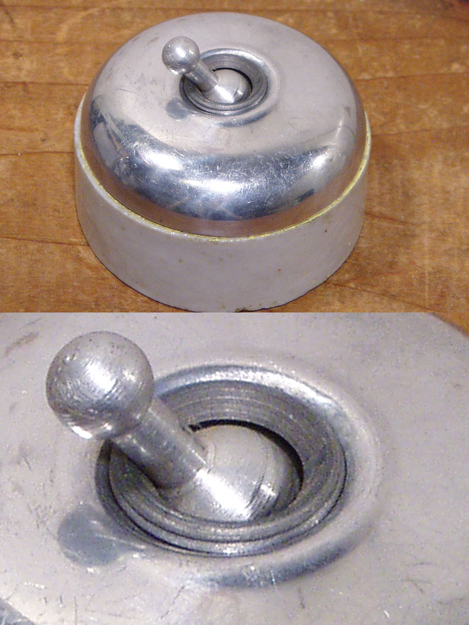 "Aluminum＆Porcelain" Toggle Switch - F U N N Y S U P P L Y